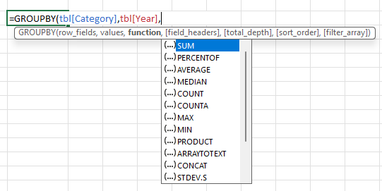 GROUPBY and PIVOTBY | Full Stack Modeller